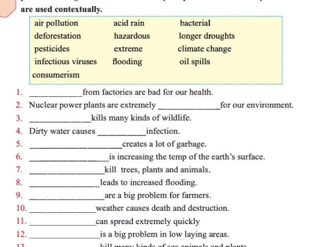 air pollution acid rain bacterial | StudyX