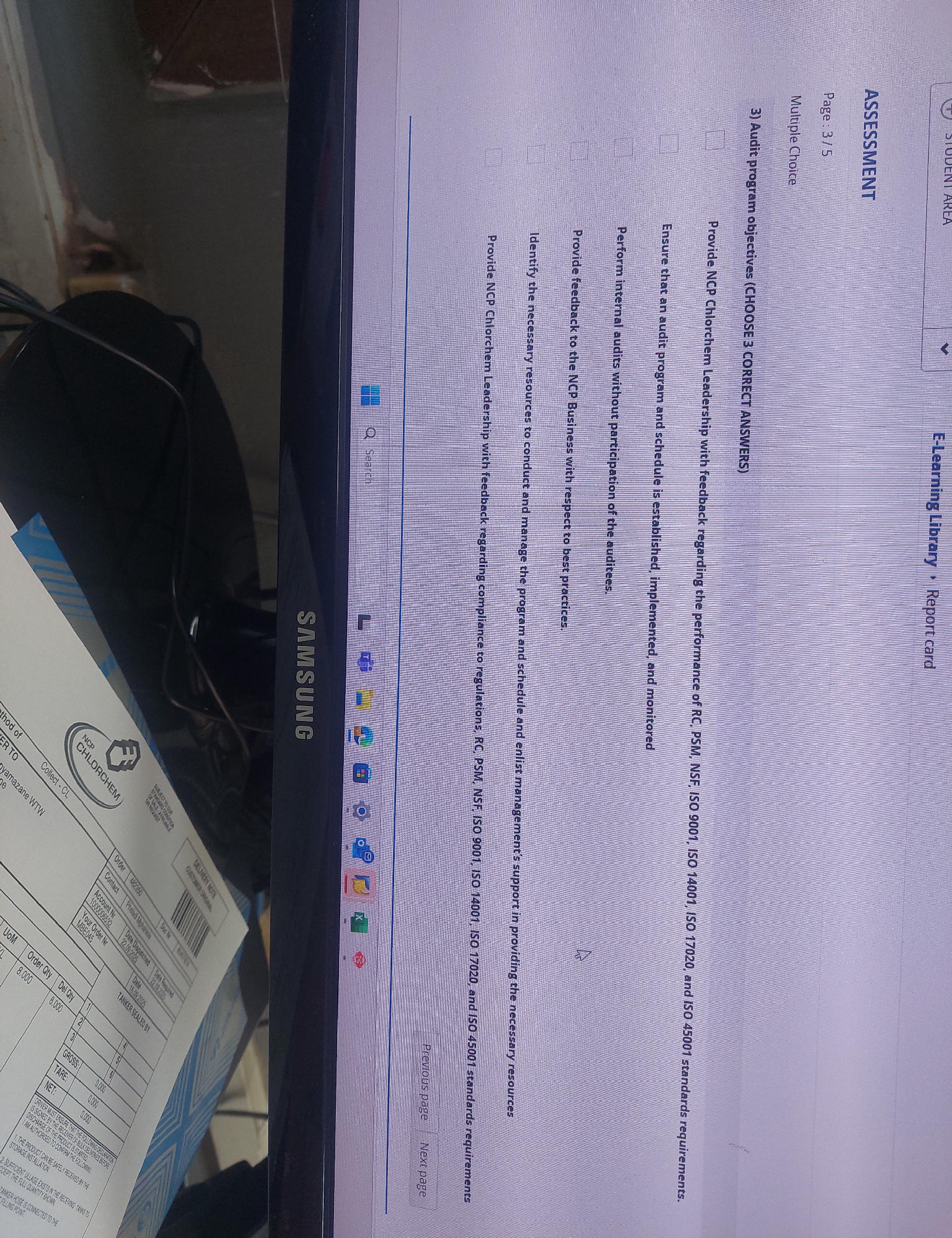 Audit program objectives (CHOOSE 3 CORRECT | StudyX