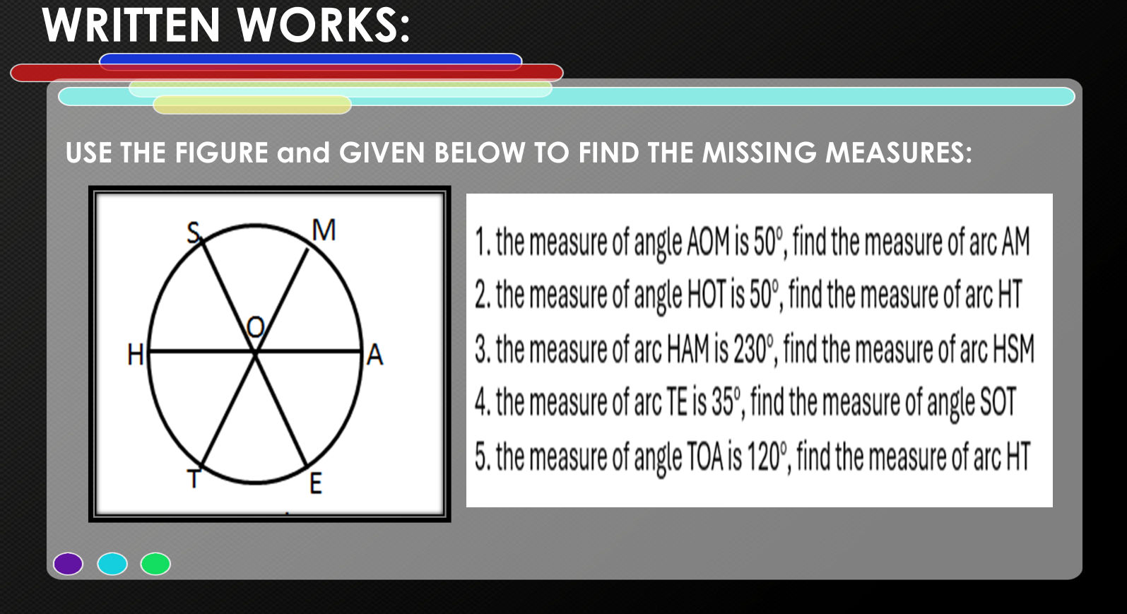 USE THE FIGURE and GIVEN BELOW TO FIND THE | StudyX