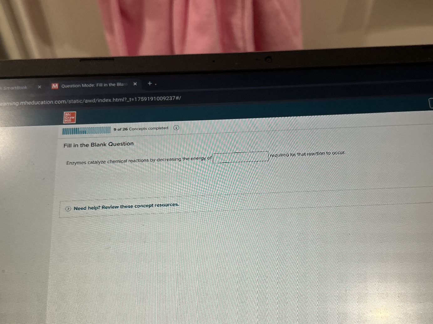 Fill in the Blank Question Enzymes catalyze | StudyX