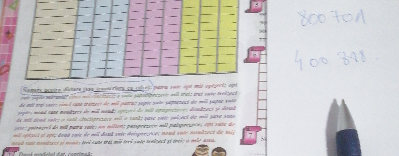 Numere pentru dictare (sau transcriere cu | StudyX