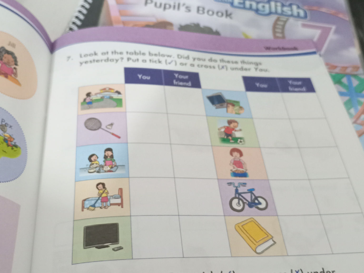 7. Look at the table below. Did you do these | StudyX