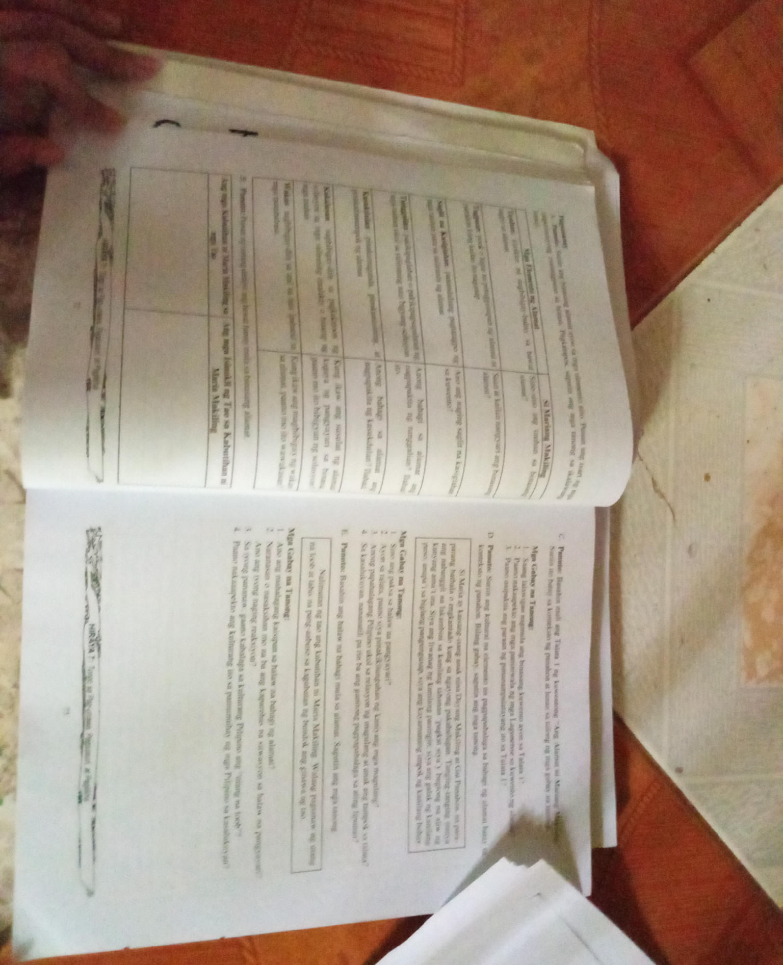 Si Mariang Makiling * Paano ipinakita ang | StudyX