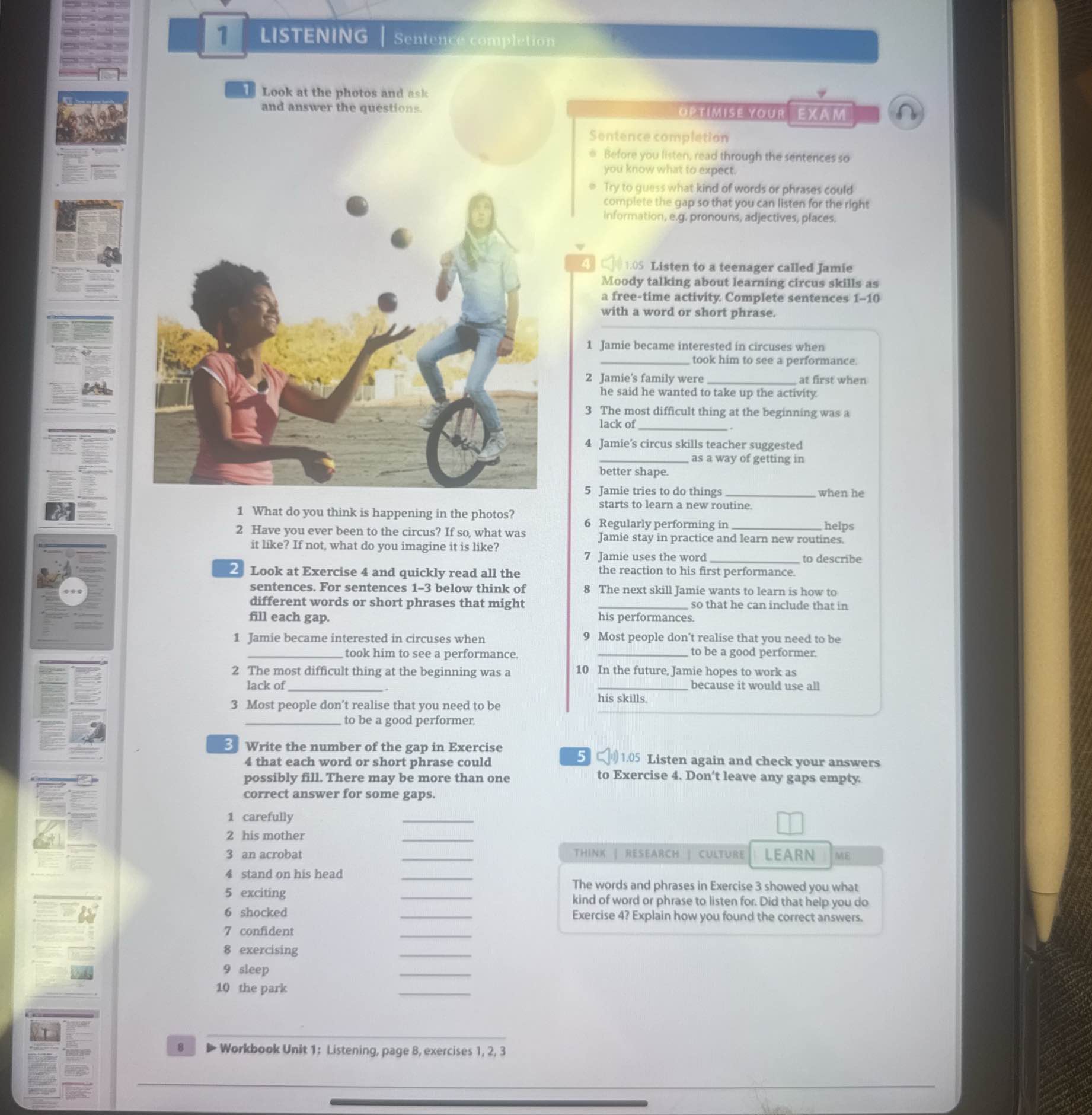 1 Look at the photos and ask and answer the | StudyX