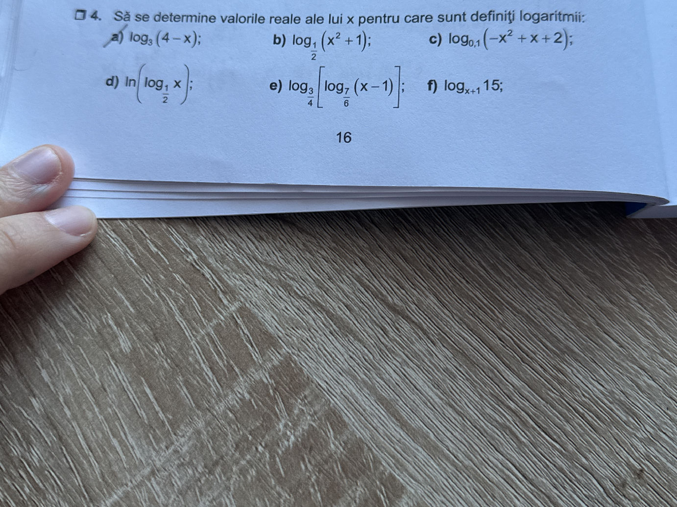 Să se determine valorile reale ale lui x | StudyX