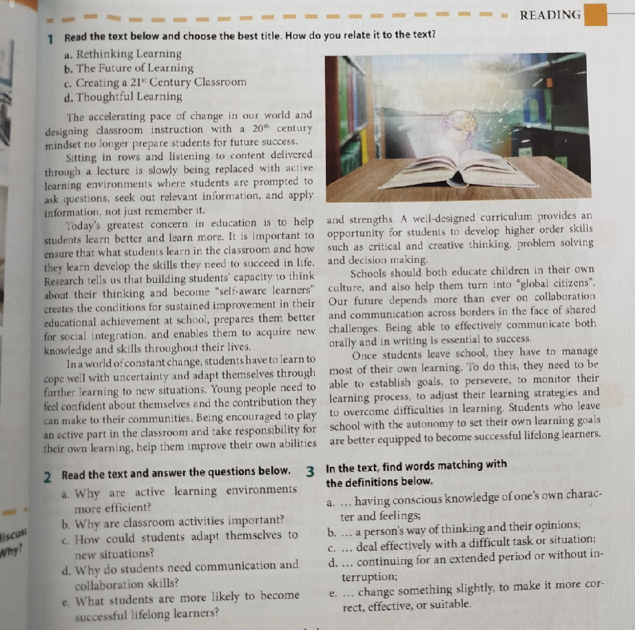 1 Read the text below and choose the best | StudyX