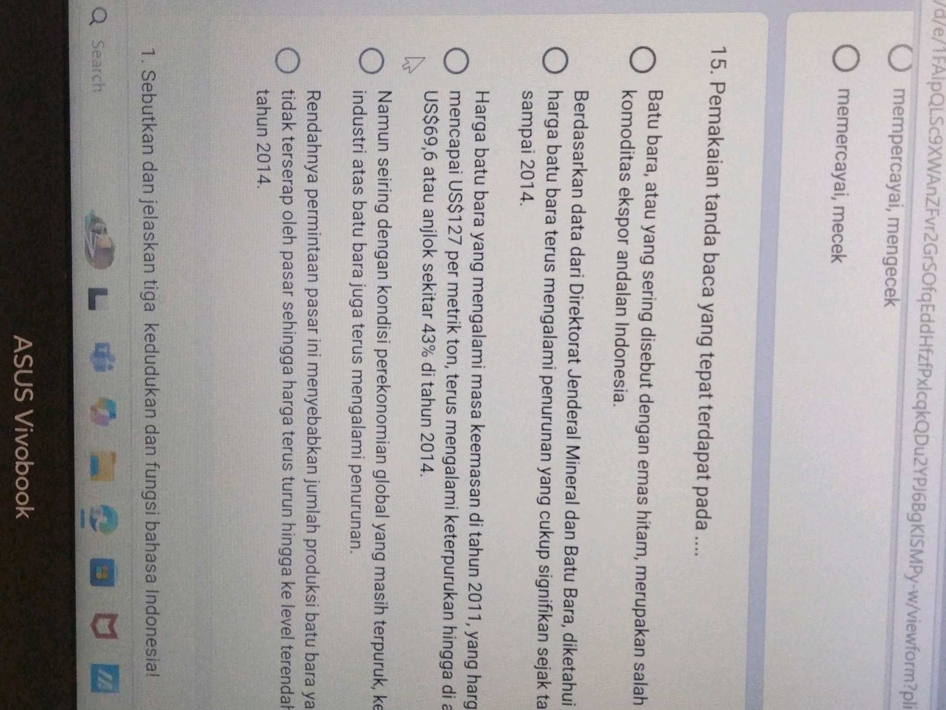 15. Pemakaian tanda baca yang tepat terdapat | StudyX