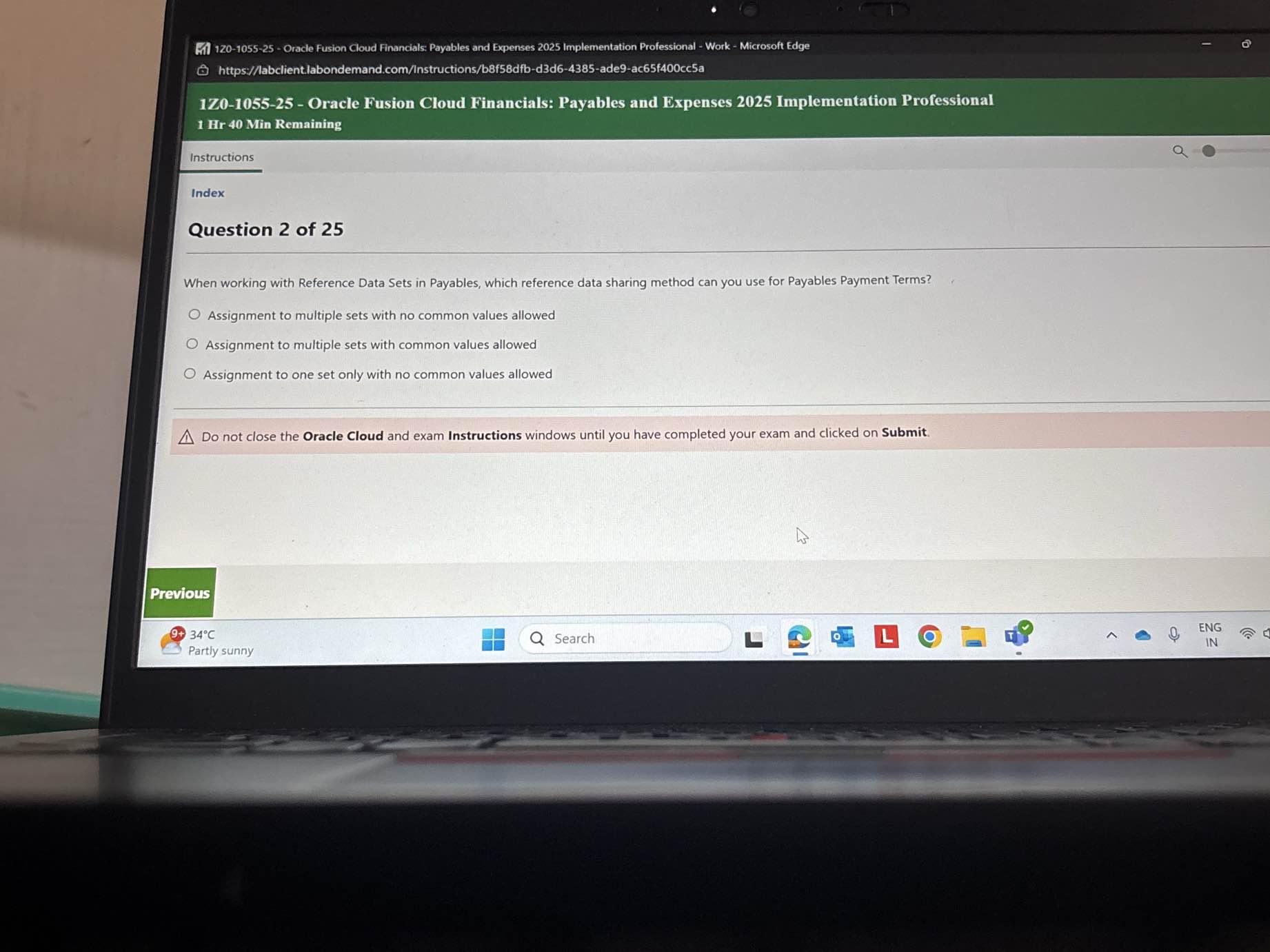 When working with Reference Data Sets in | StudyX