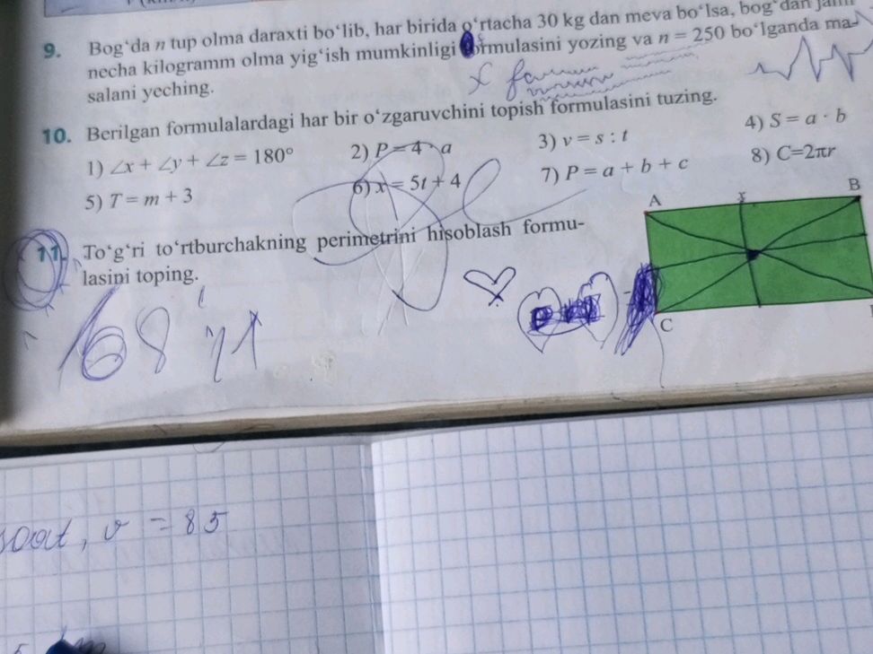9. Bog'dan tup olma daraxti bo'lib, har | StudyX