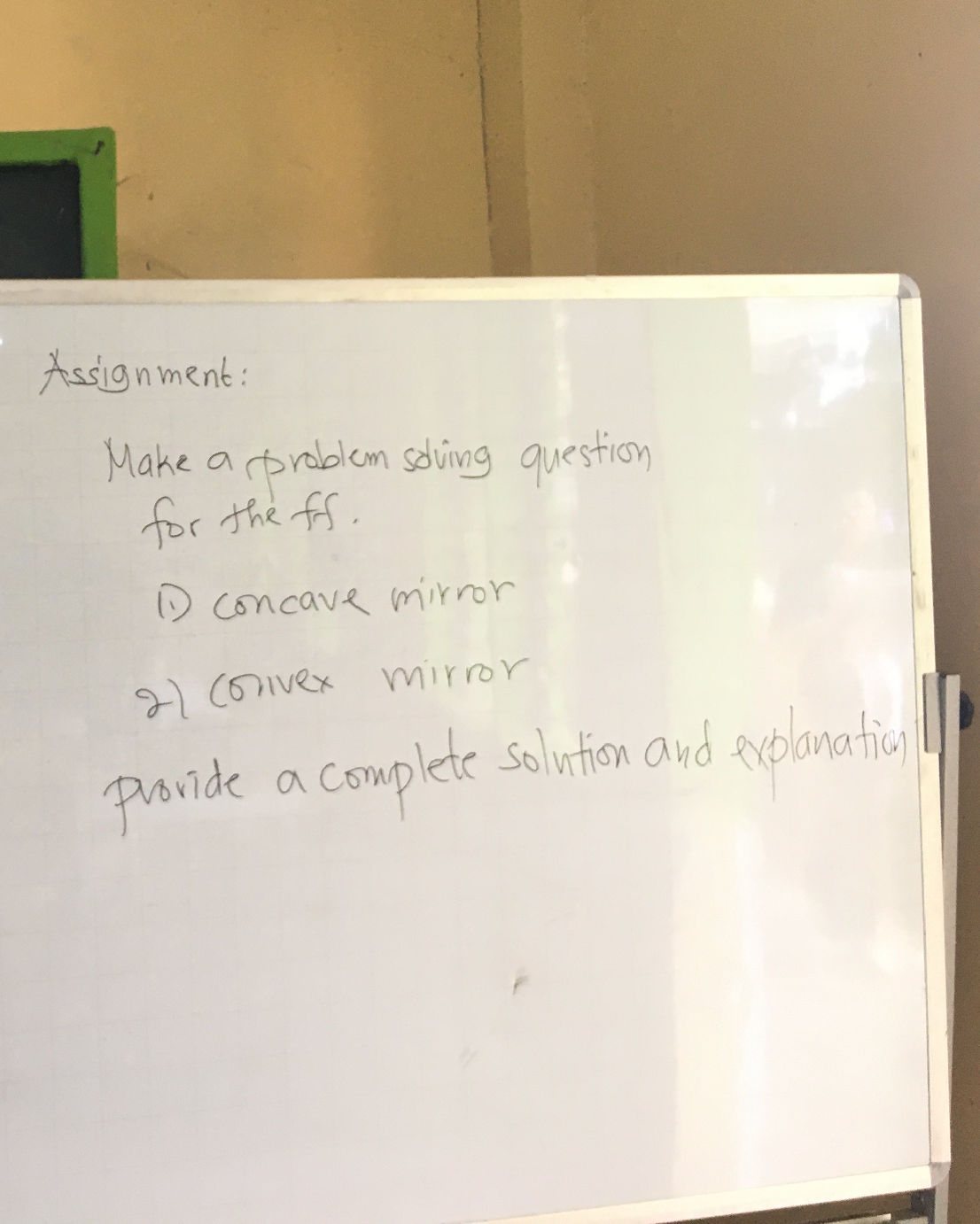 Assignment: Make a problem solving question | StudyX