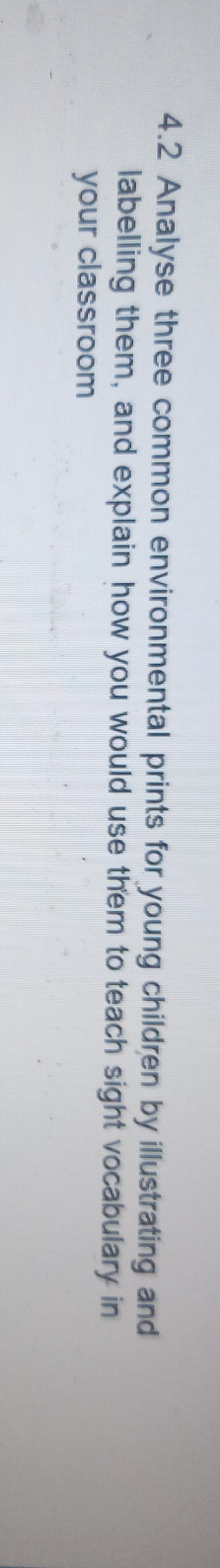 4.2 Analyse three common environmental | StudyX