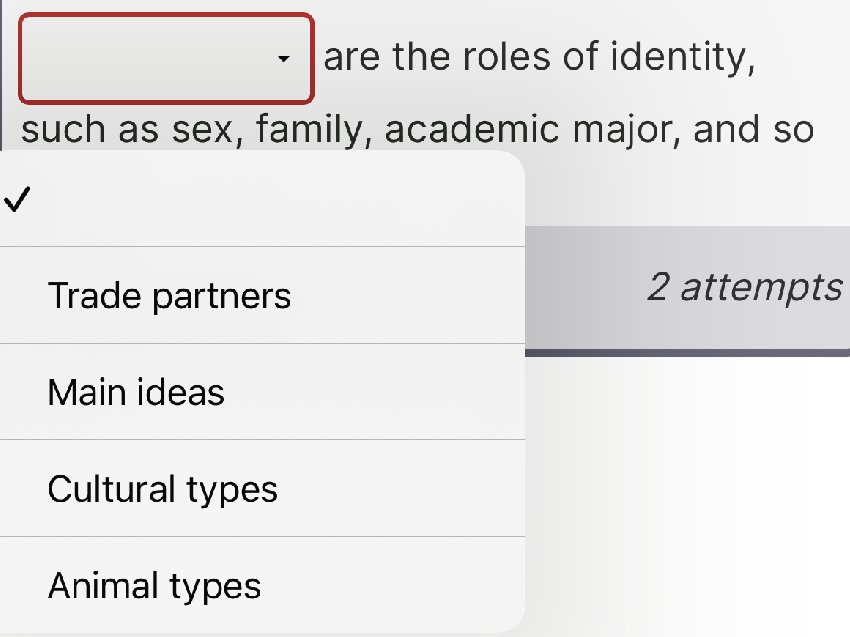 are the roles of identity, such as sex, | StudyX
