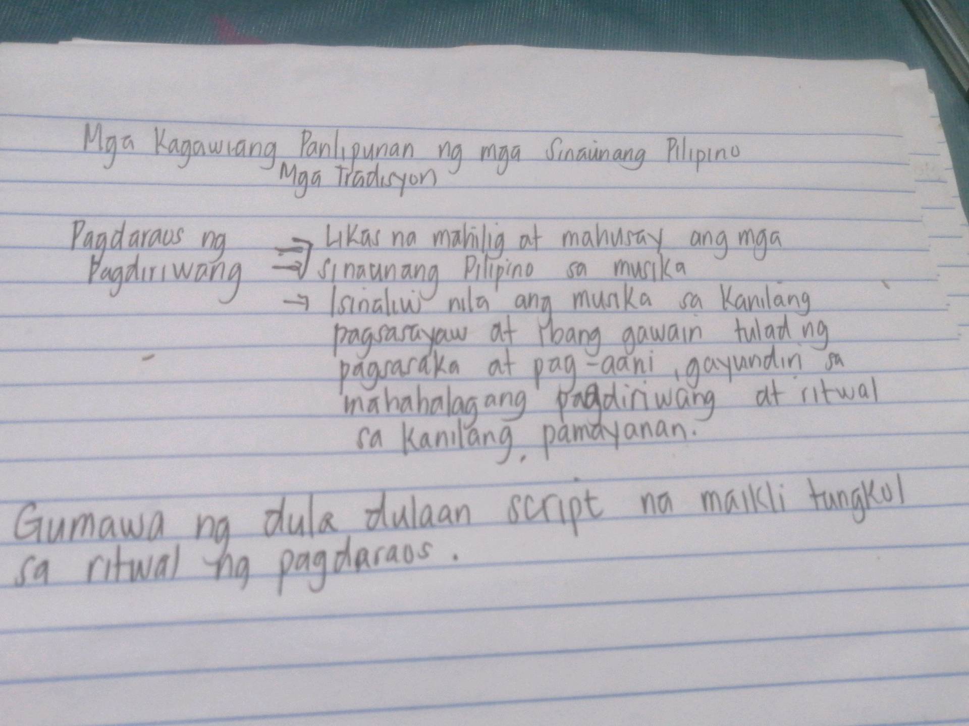 Mga Kagawiang Panlipunan ng mga Sinaunang | StudyX