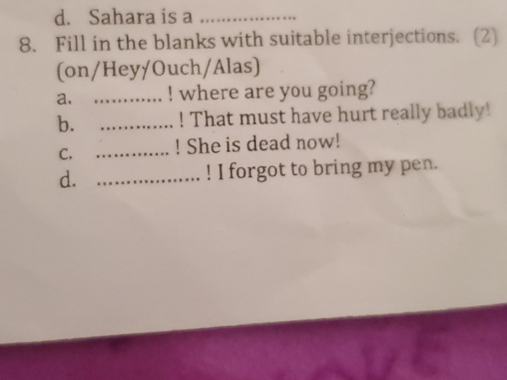 Fill in the blanks with suitable | StudyX