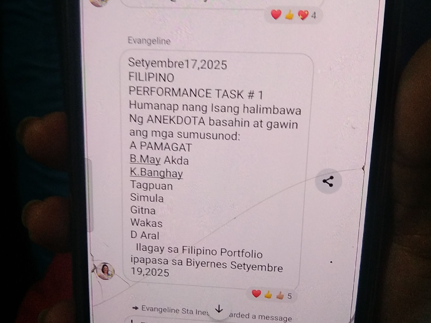 Setyembre17,2025 FILIPINO PERFORMANCE TASK | StudyX