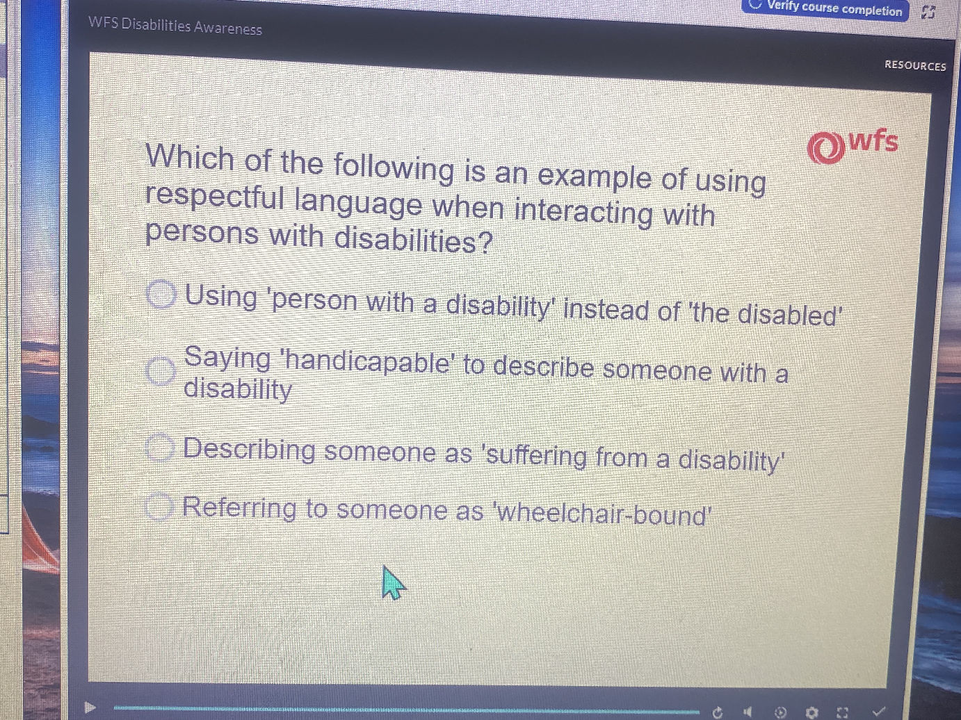 Which of the following is an example of | StudyX