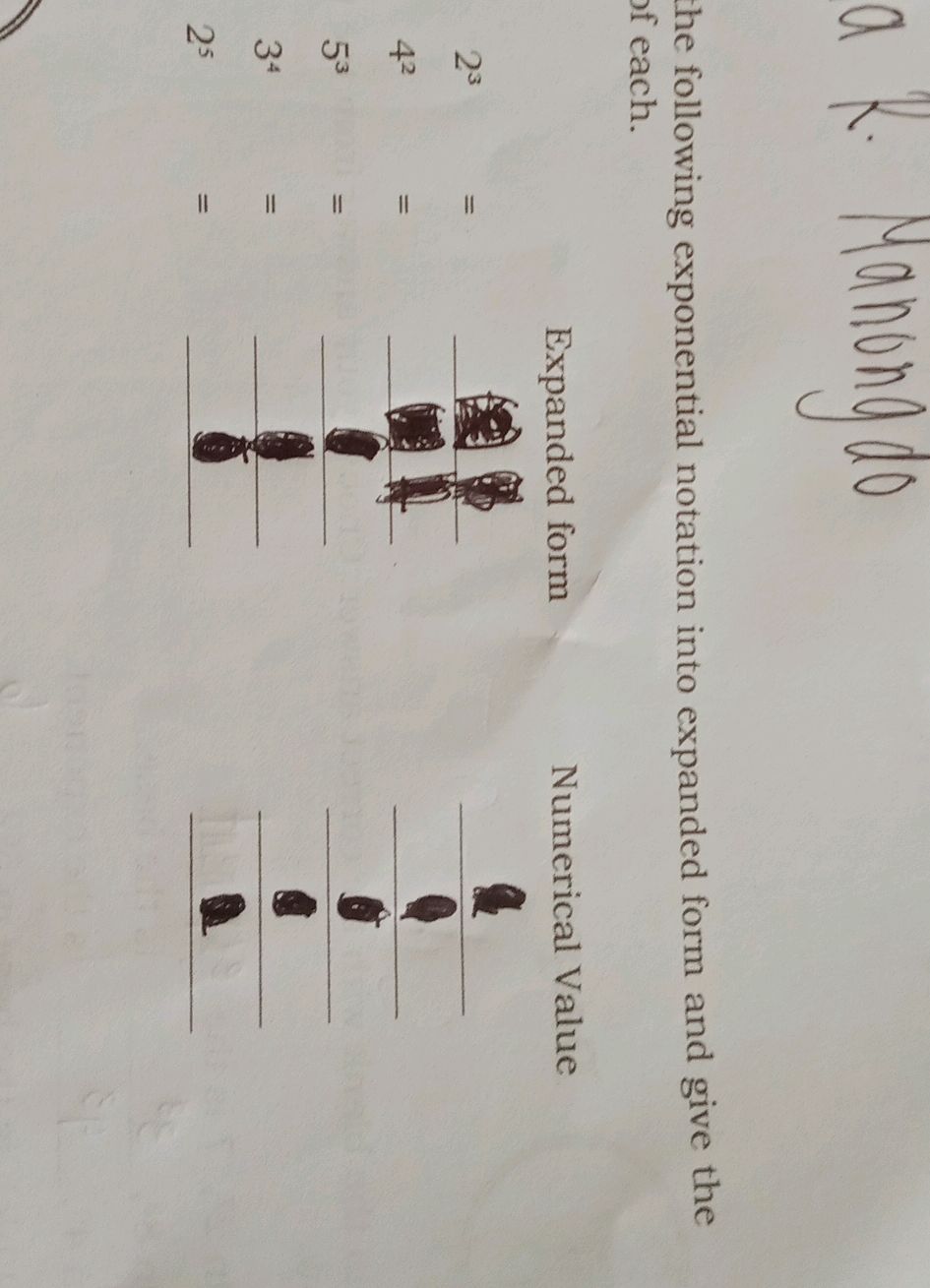 Transform The Following Exponential Notation Studyx
