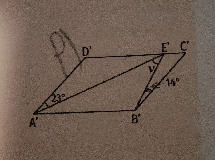 The image shows a geometric figure with | StudyX