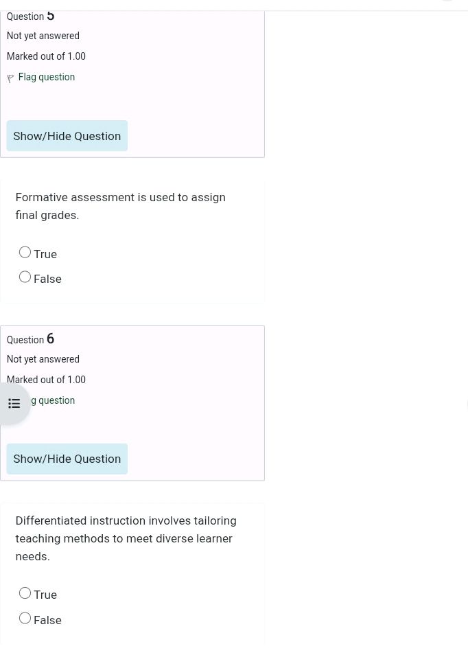 Formative assessment is used to assign final | StudyX