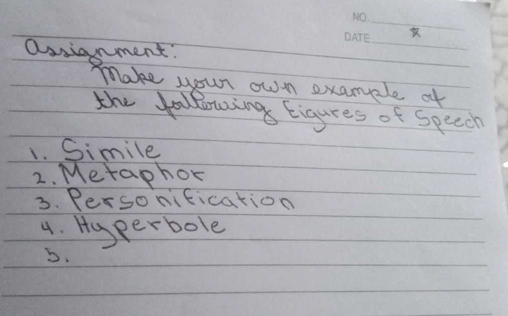 Assignment: Make your own example of the | StudyX