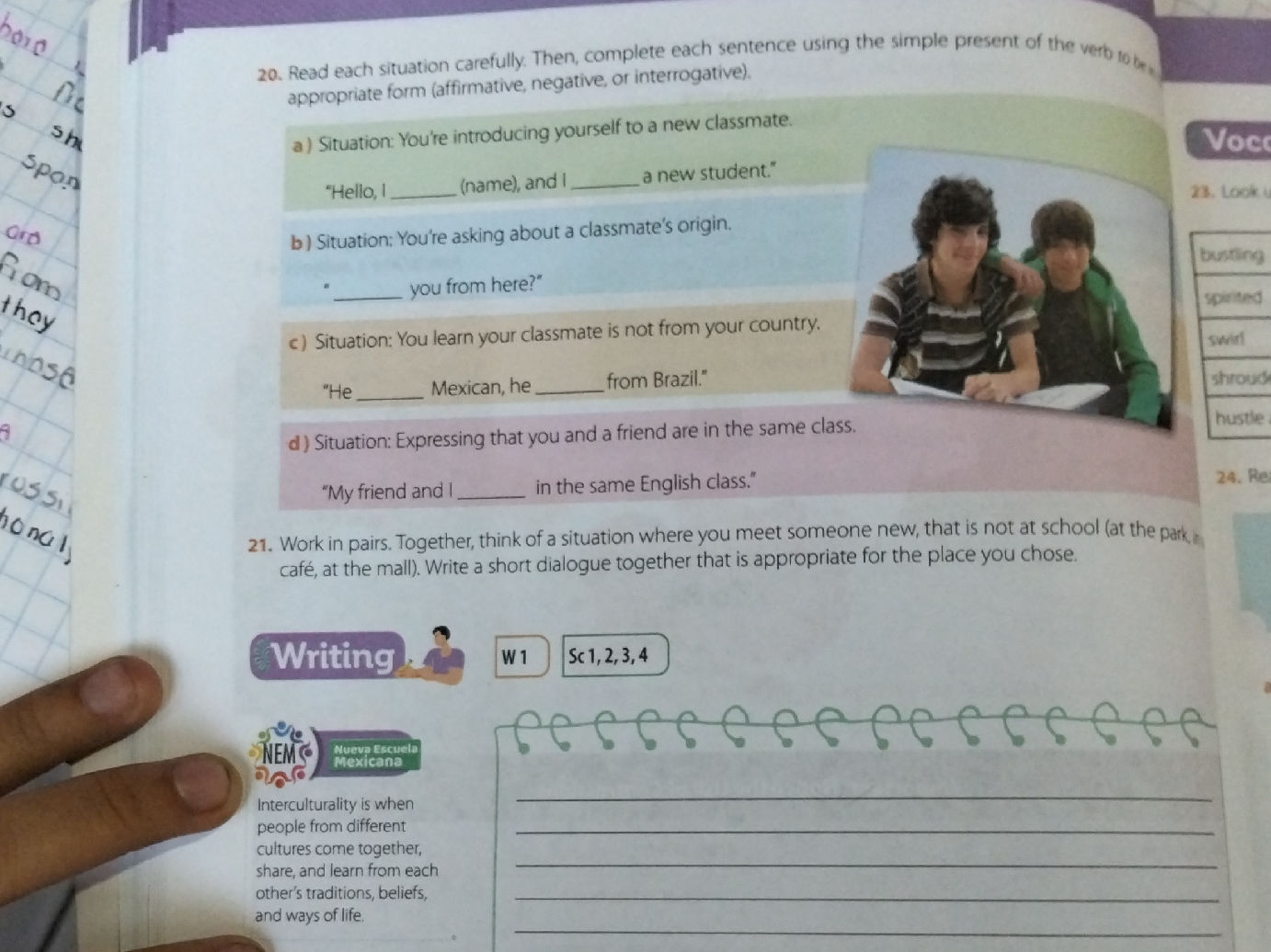 Work in pairs. Together, think of a | StudyX