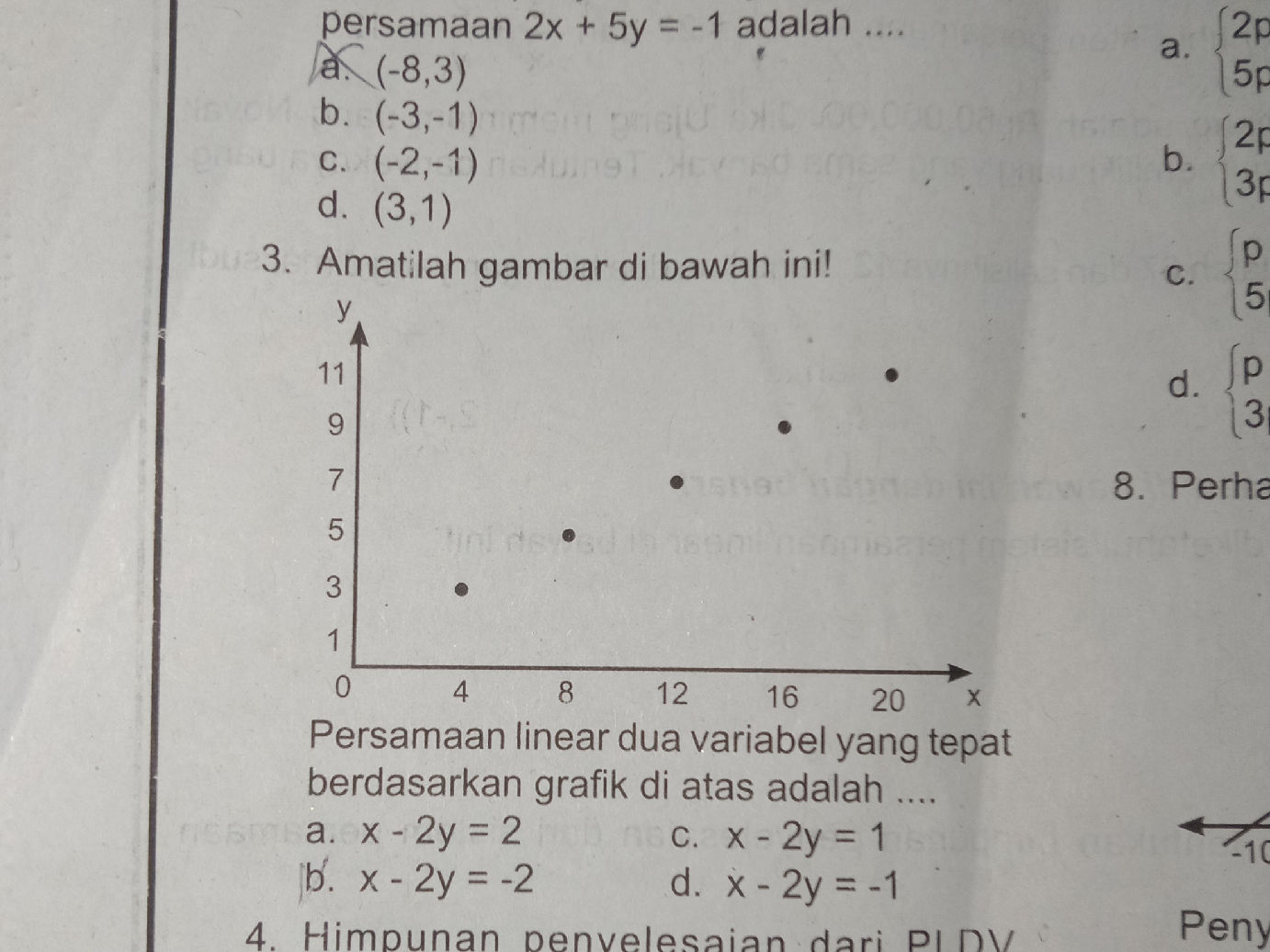 Amatilah gambar di bawah ini! Persamaan | StudyX