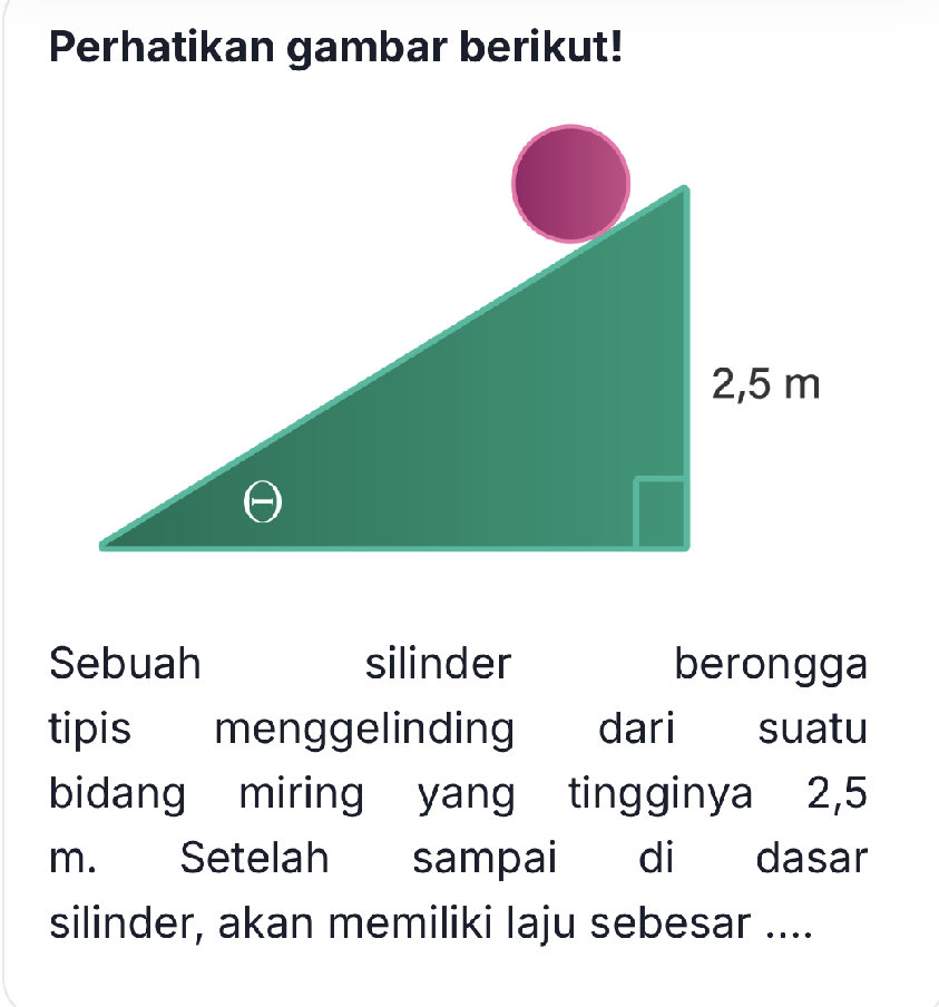 Perhatikan gambar berikut! Sebuah | StudyX
