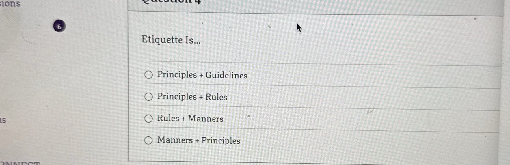 Etiquette Is... Principles + Guidelines | StudyX