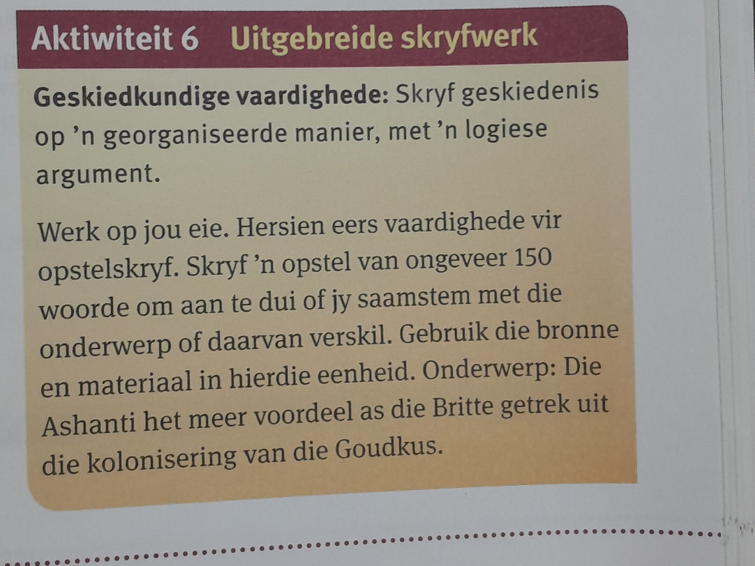Geskiedkundige vaardighede: Skryf | StudyX