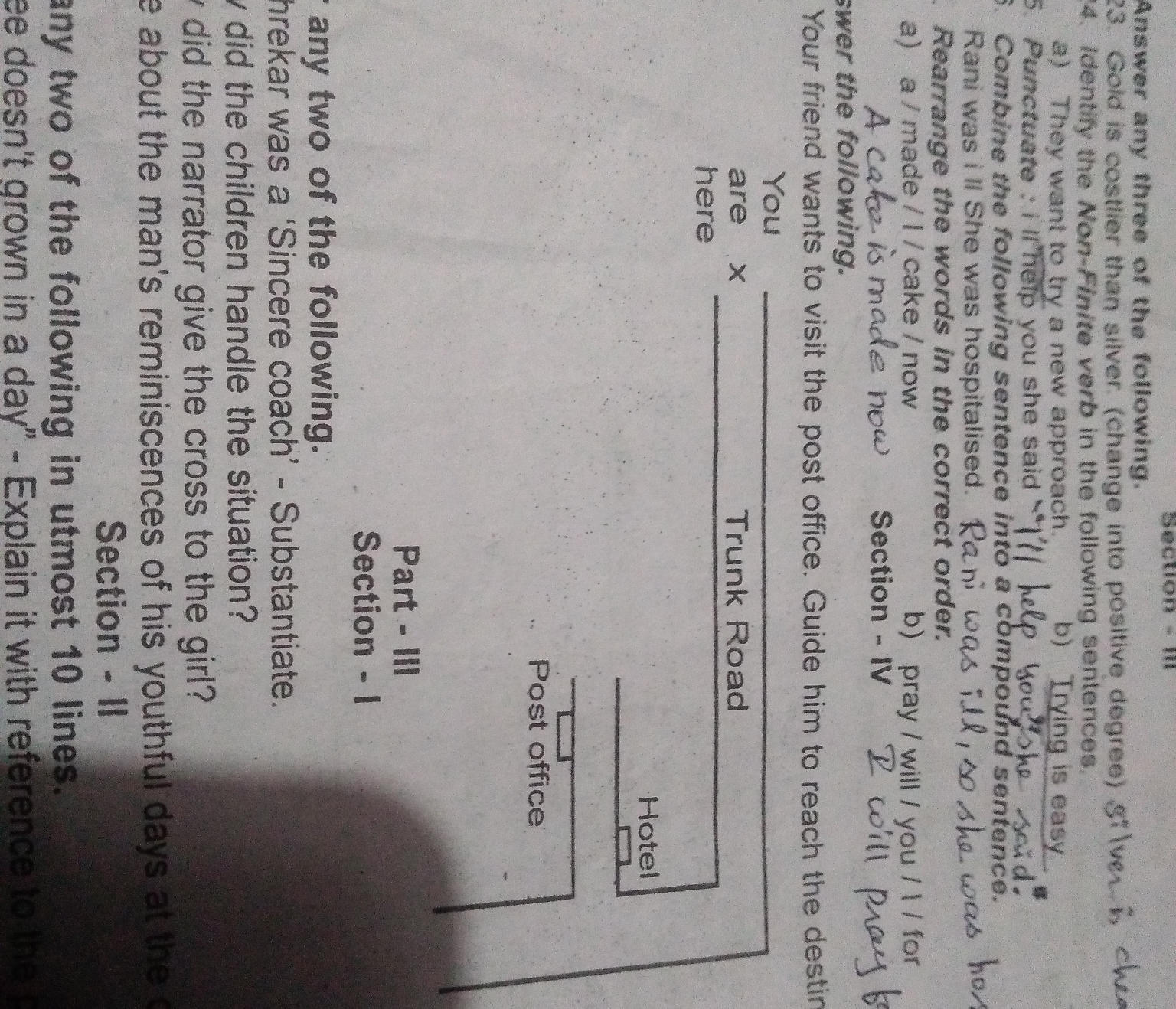 Answer any two of the following in utmost 10 | StudyX