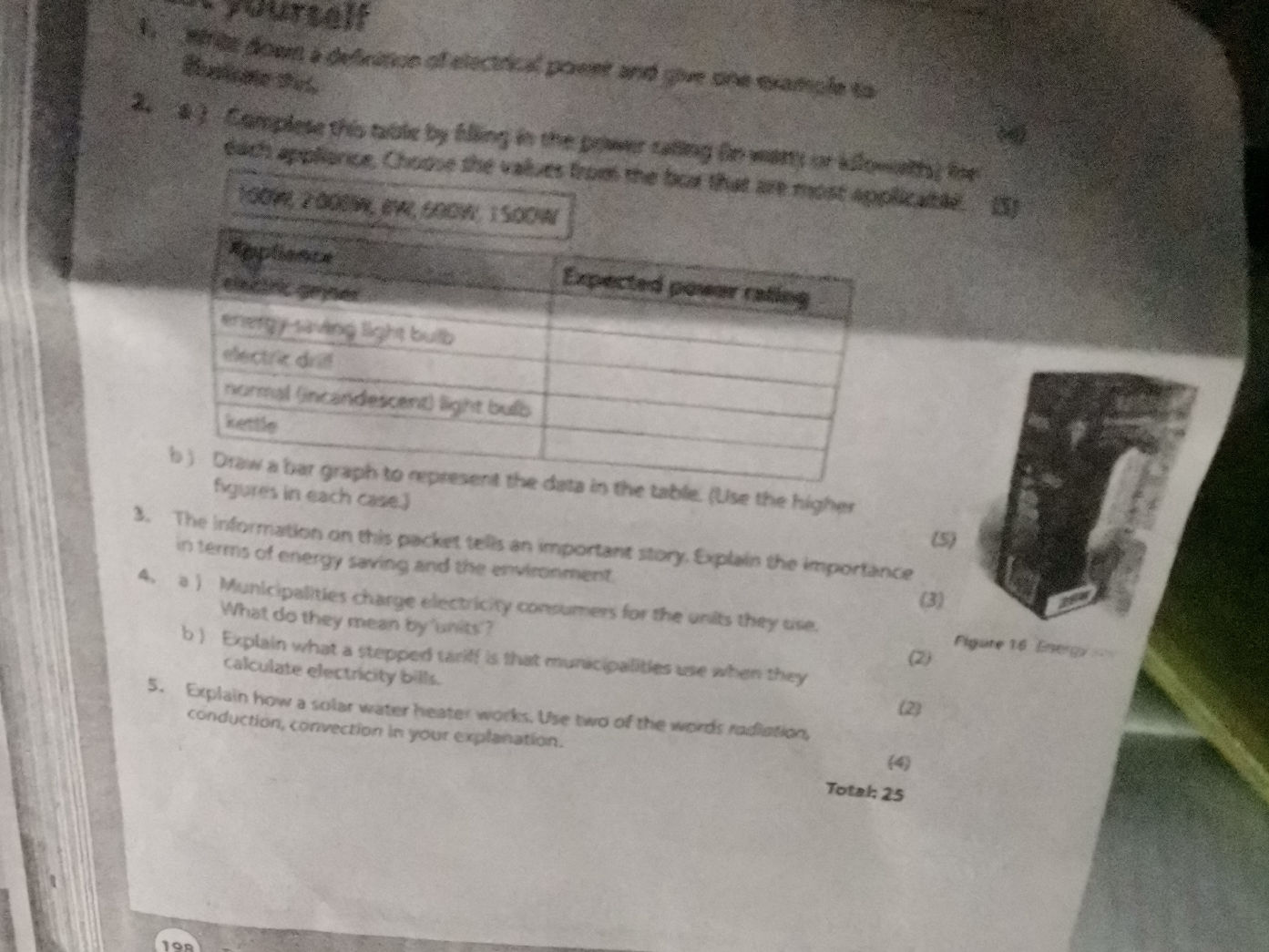 a) Complete this table by filling in the | StudyX