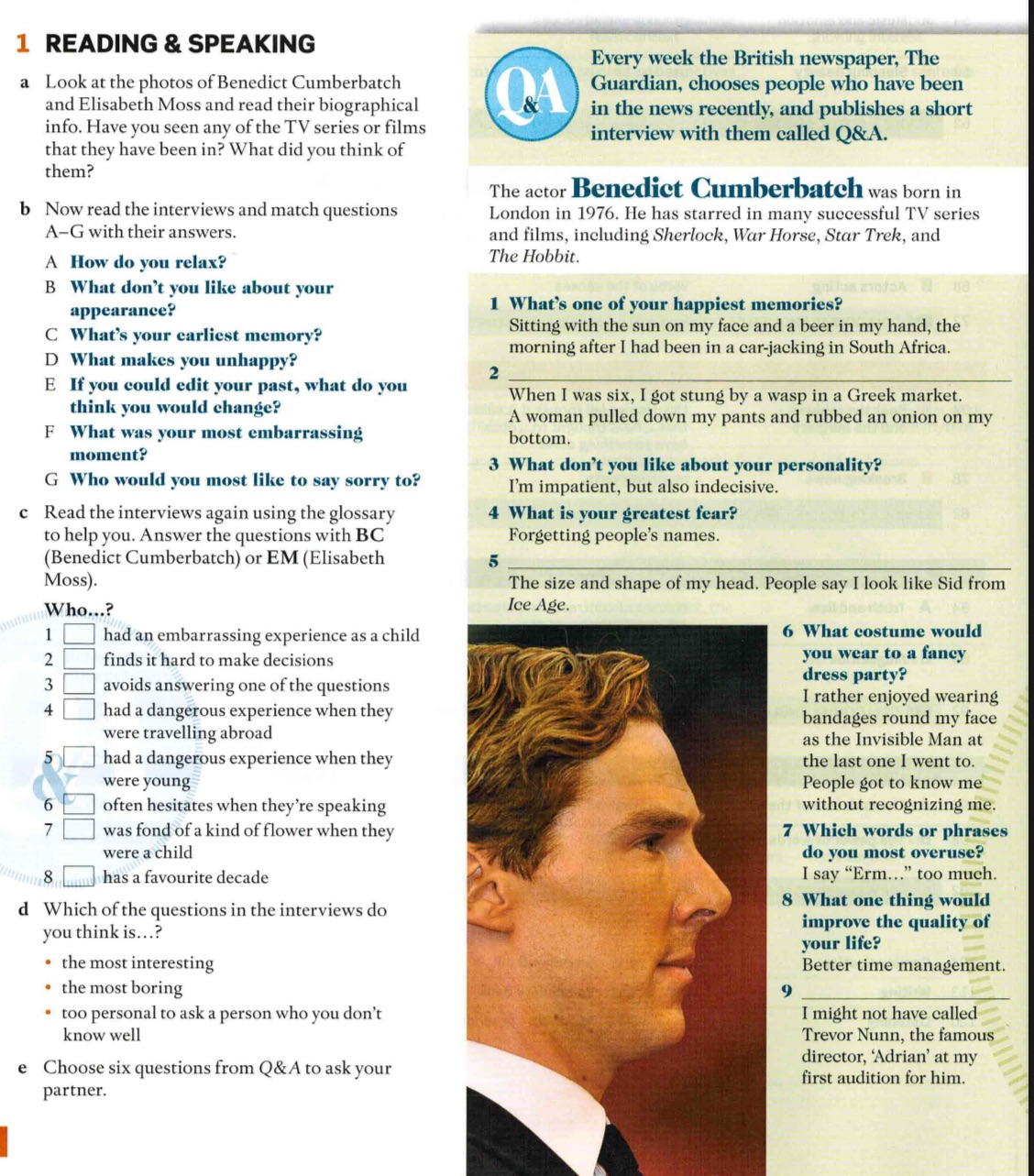 a Look at the photos of Benedict Cumberbatch | StudyX