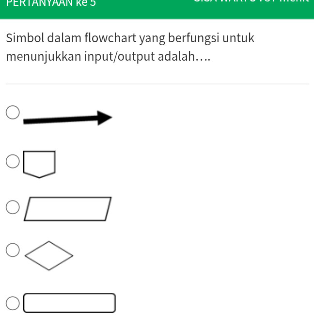 Simbol dalam flowchart yang berfungsi untuk | StudyX