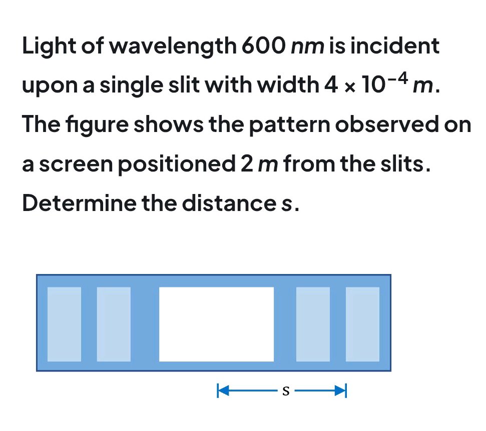 Light of wavelength 600 nm is incident upon | StudyX