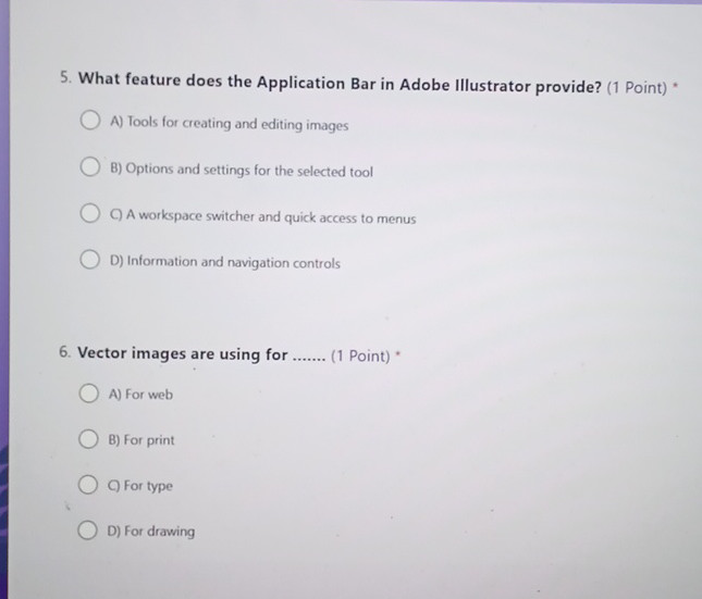 5. What feature does the Application Bar in | StudyX