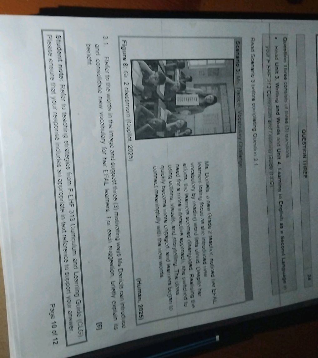 Read Scenario 3 before completing Question | StudyX