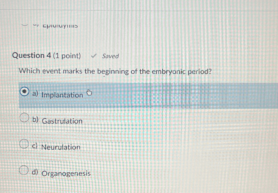Which event marks the beginning of the | StudyX