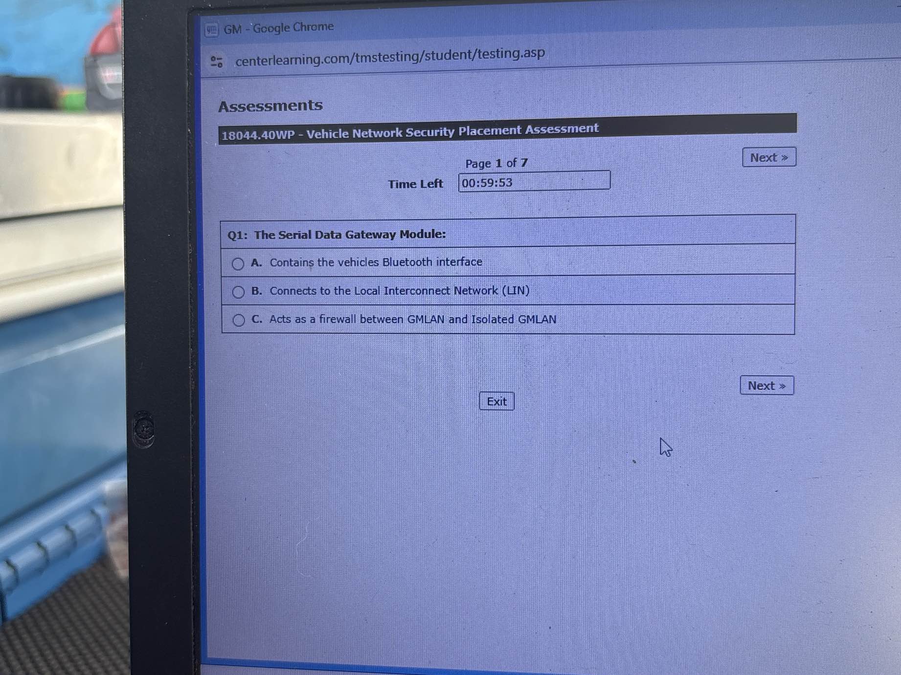 Q1: The Serial Data Gateway Module: A. | StudyX