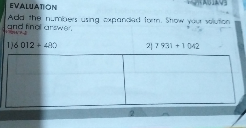 Add the numbers using expanded form. Show | StudyX