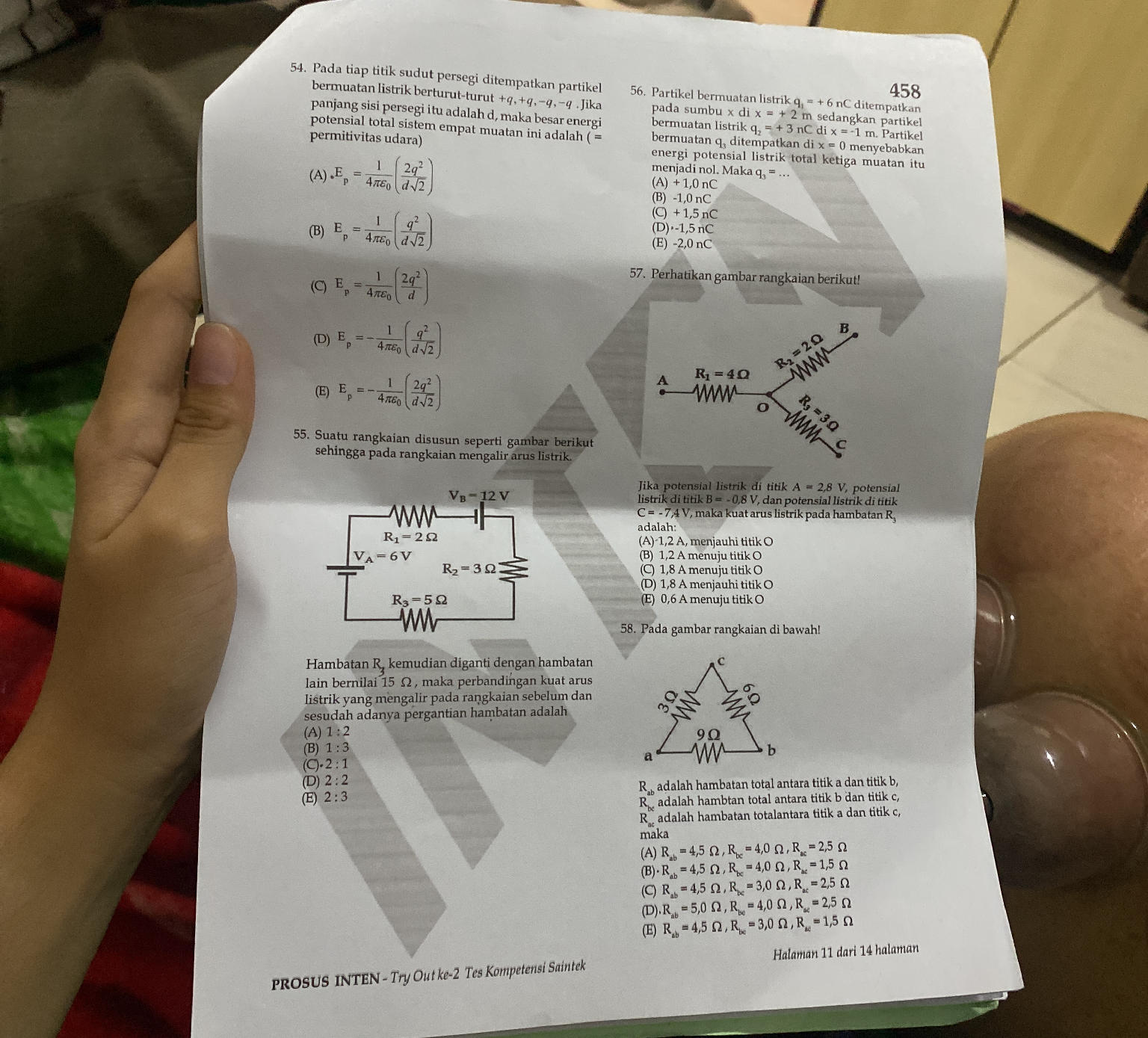 Perhatikan gambar rangkaian berikut! | StudyX