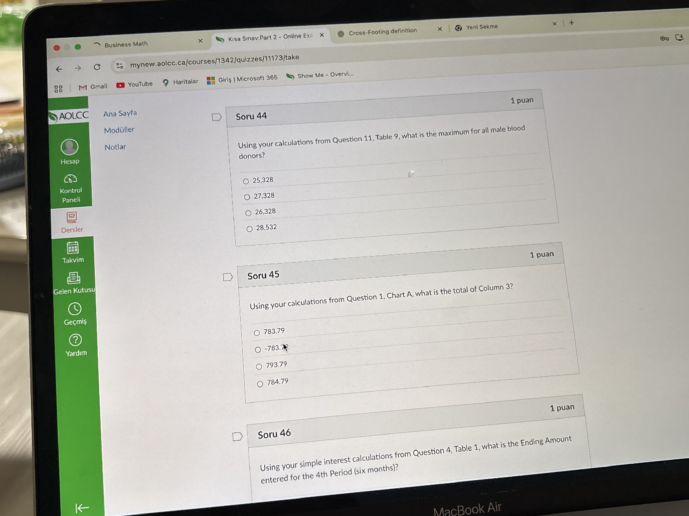 Using your calculations from Question 11, | StudyX