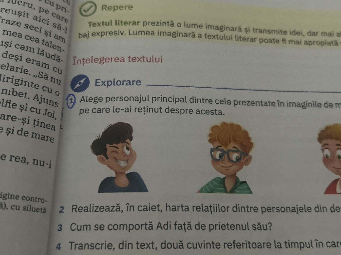 1 Alege personajul principal dintre cele | StudyX