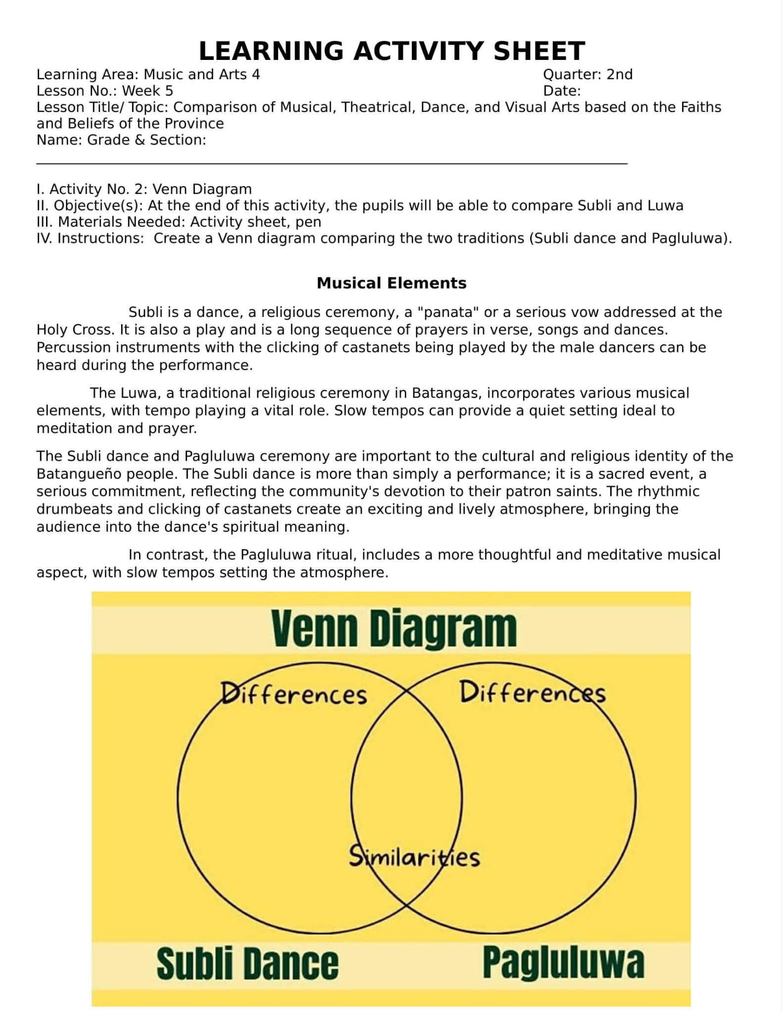 Create a Venn diagram comparing the two | StudyX
