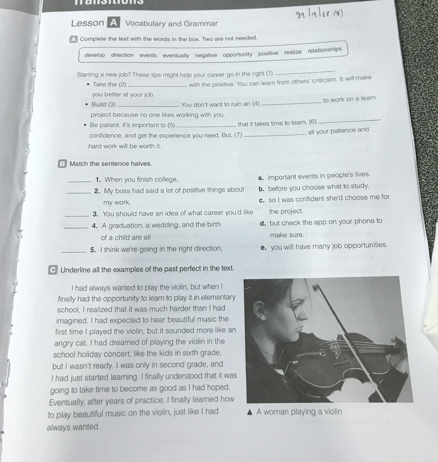 Complete the text with the words in the box. | StudyX