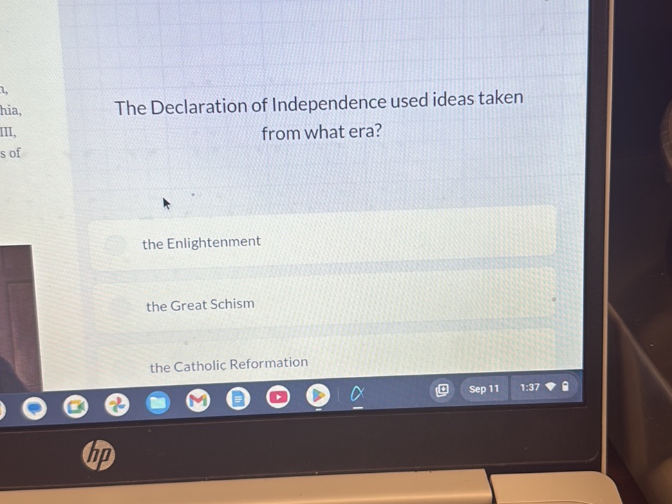 The Declaration of Independence used ideas | StudyX