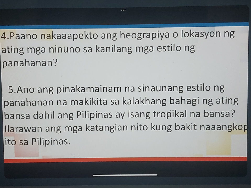 4.Paano nakaaapekto ang heograpiya o | StudyX