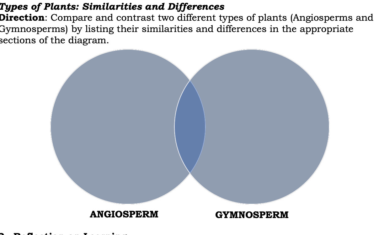 Types of Plants: Similarities and | StudyX