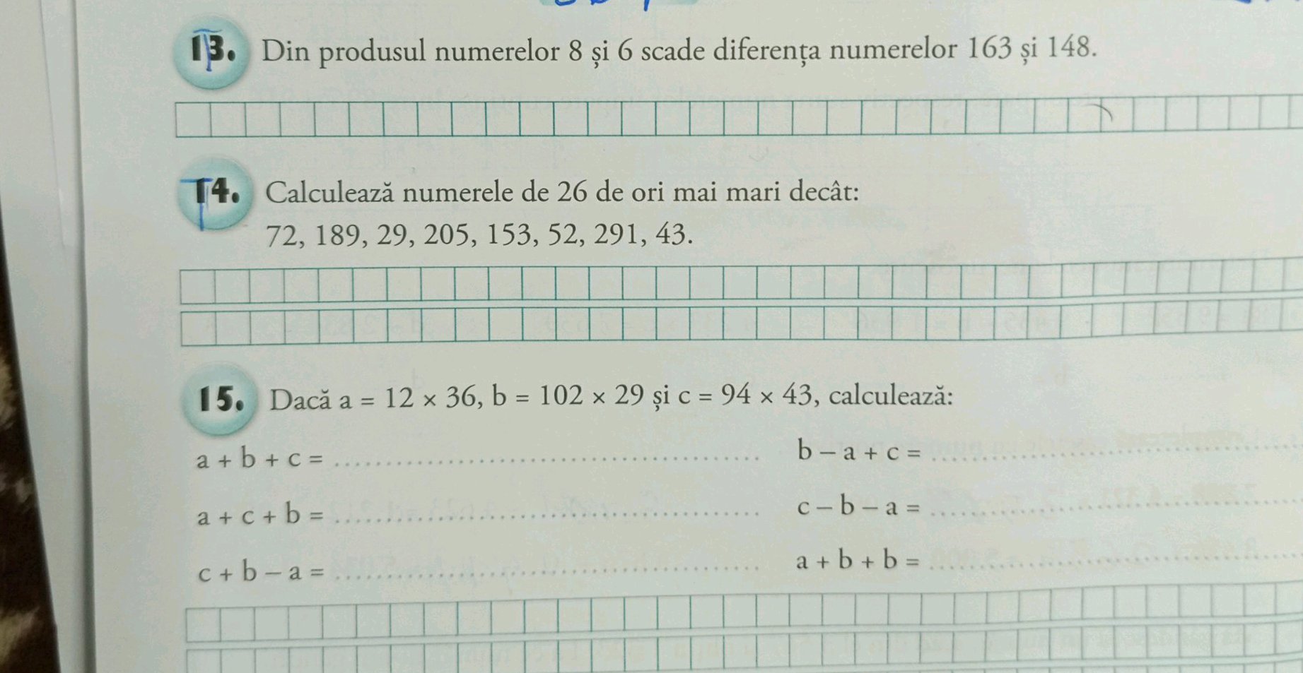 13. Din produsul numerelor 8 şi 6 scade | StudyX