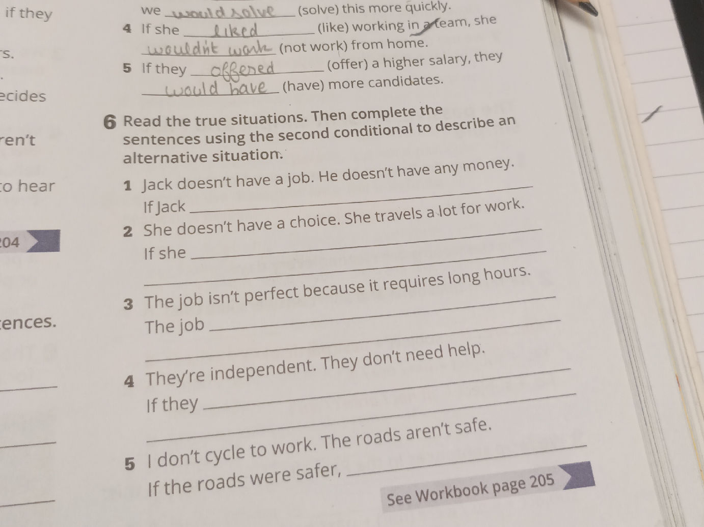 Read the true situations. Then complete the | StudyX
