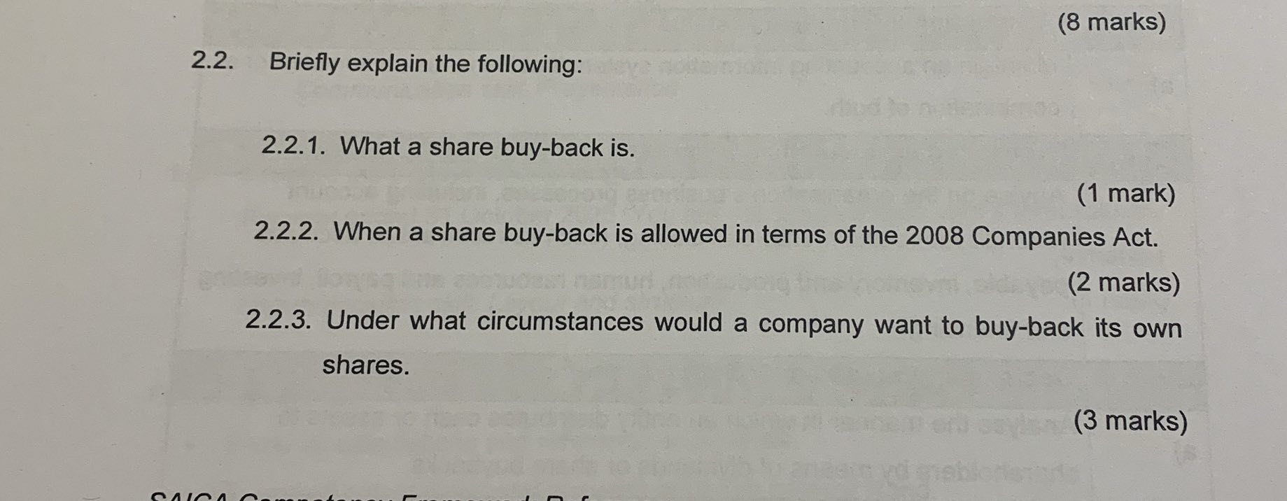 2.2. Briefly explain the following: 2.2.1. | StudyX